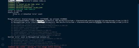 Mongoose Cant Connect Rnode