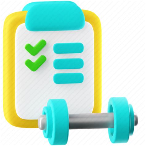 Fitness Routine Exercise Fitness Workout Training Sport Character