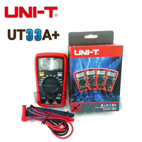 Uni T Ut33a Digital Multimeter Meter Digital มัลติมิเตอร์แบบดิจิตอล มัลติมิเตอร์ดิจิตอล มิเตอร์