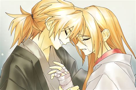 Kagamine Rin And Kagamine Len Vocaloid Drawn By Hynn X X Danbooru