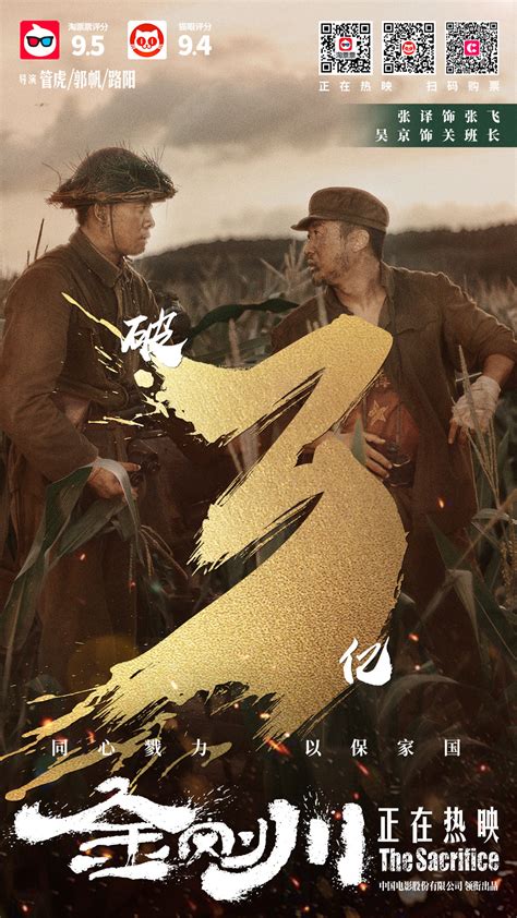 图：《金刚川》累计票房355亿🎉 【今日中国实时电影票房】 Henderson Pictures 恒生影业