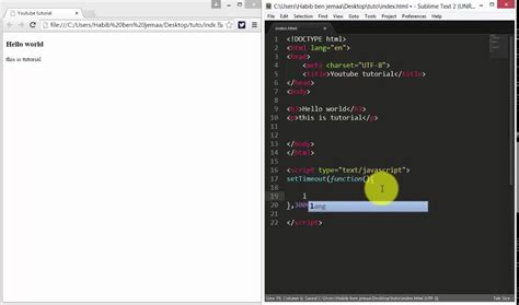 Make Live Edit Without Using Plugin Or Ide Htmljavascript Youtube