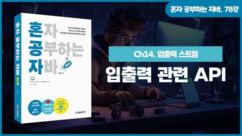 혼자 공부하는 자바 78강 14 3 입출력 관련 Api완강 Youtube
