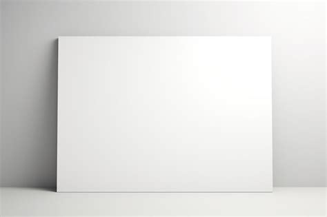 Premium Photo A White Rectangular Box With A Black Border