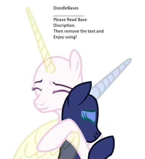 Mlp Base Fim Hugging Cures Everything [1] By Doodlebases On Deviantart