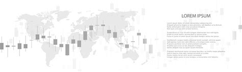 주식 시장 그래프 또는 Forex 무역 비즈니스 및 금융 개념 보고서 및 회색 배경에 투자를 위한 차트 벡터 일러스트 레이 션 세계적인에 대한 스톡 벡터 아트 및 기타
