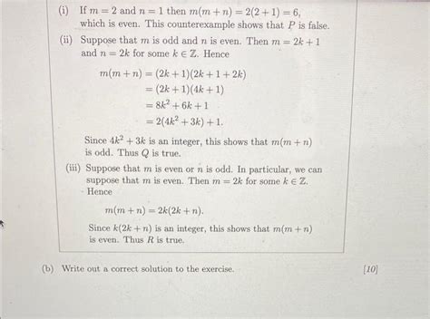 Solved Consider The Following Statements Pq And R About