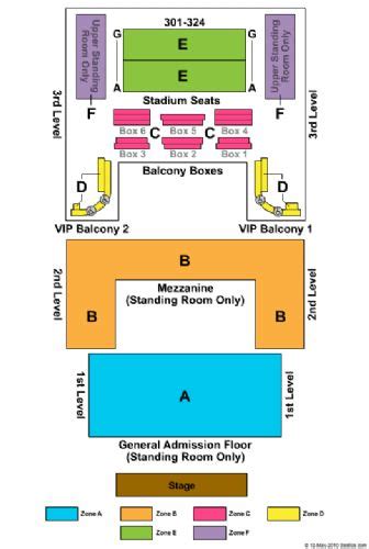 Boston House Of Blues Seating Chart