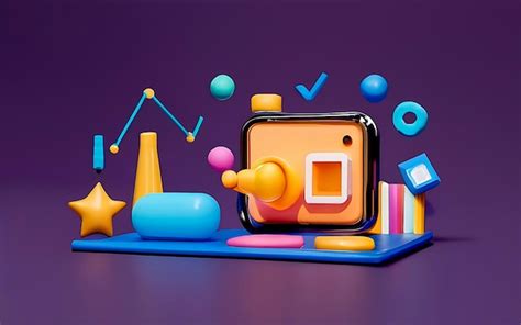 Premium Ai Image Ai Artificial 3d Mobile Apps Vector Gradient Ui Ux