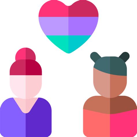 Couple Basic Rounded Flat Icon