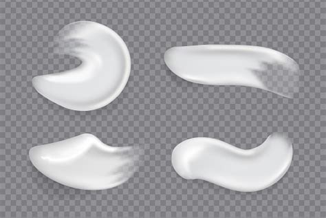 현실적인 화장품 크림 얼룩 현실적인 크림 드롭 밝아진 스킨케어 신선한 보습 제품 로션 얼룩 피부 젤 고립 된 벡터 세트 0명에 대한 스톡 벡터 아트 및 기타 이미지 Istock