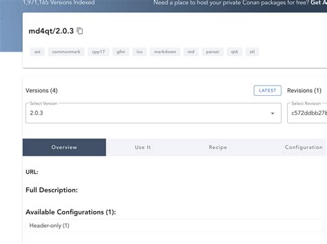 Conan Io Center Markdown Generation Failed No Description And Homepage Issue