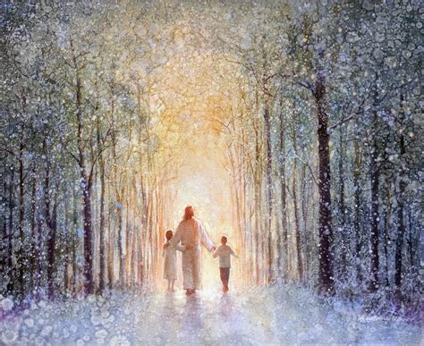Teach Me Thy Paths By Yongsung Kim A Portrait Of Jesus Christ Walking