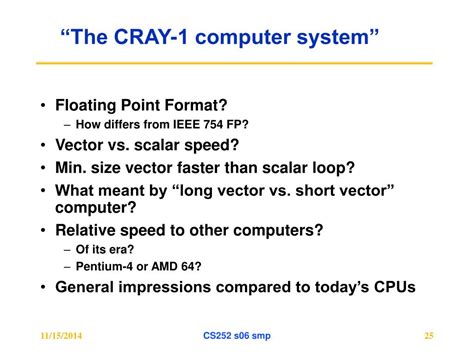 Ppt Eecs 252 Graduate Computer Architecture Lec 12 Vector Wrap Up And Multiprocessor
