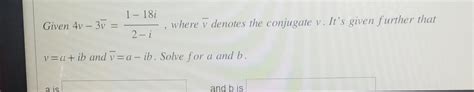 Solved Given V I And Vs I Determine S In A Form Chegg Com