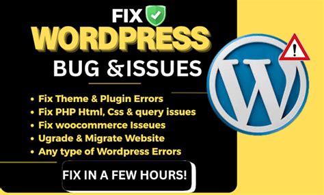 Fix Wordpress Bugs Errors Issues Repair Elementor Problems And Troubleshoot By Susanstan