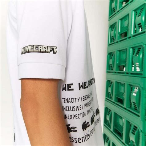 Lacoste Live X Minecraft Polo Shirt Short Sleeve Polos Usc