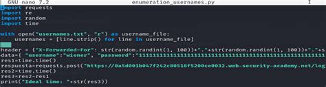 Username Enumeration Via Response Timing