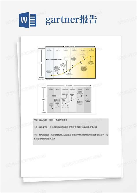 02 Gartner 企业信息管理成熟度模型 中文版 Word模板下载 编号qjnyevba 熊猫办公