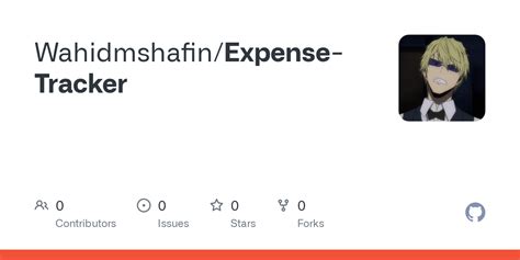 Github Wahidmshafinexpense Tracker