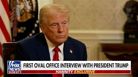 Key Lines From Trumps First Oval Office Tv Interview Cnn Politics