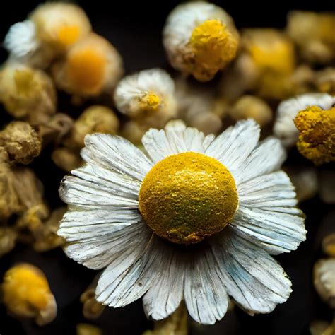 Fond Dillustration De Fleur De Marguerite Jaune Photo Premium