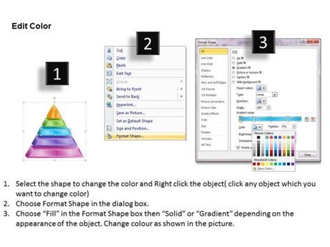 Timeline Ppt Template 5 Staged Process Optimization Pyramid