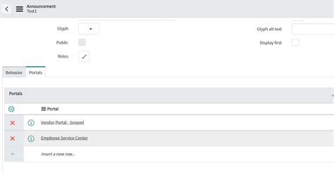Solved How Announcement Will Be Default To Esc Portal If Servicenow Community