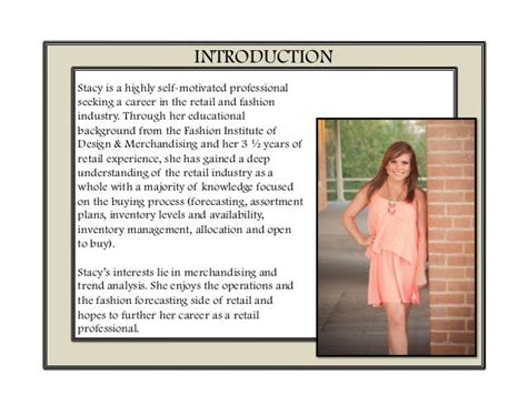 6 Examples Of Self Introduction Sample For Portfolio Self