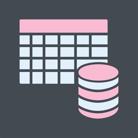 Table Data Icon Design 53493554 Vector Art At Vecteezy