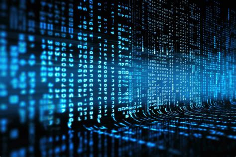 Ai Generated Binary Code On A Dark Background Computer Generated