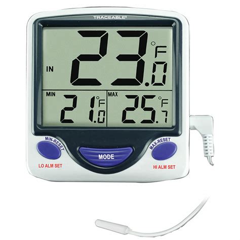 TRACEABLE Digital Thermometer Bullet Probe Multi Point Calibration To F To
