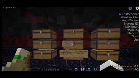 Making A Small Dupe Stash On The Nether Highway Youtube