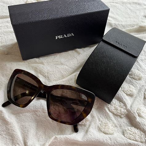 Tortoise Shell Prada Sunglasses • Cat Eye Very Depop
