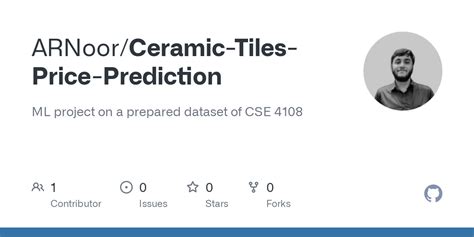 Github Arnoor Ceramic Tiles Price Prediction Ml Project On A