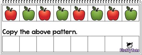 Apple Patterns Printables Free 4 Abab Patterns 4 Apple Lessons