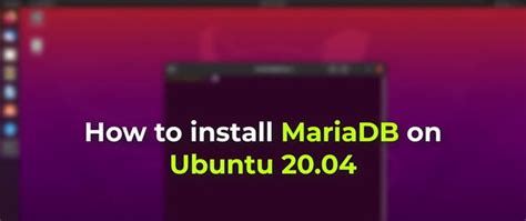 Install Mariadb In The Ubuntu Terminal Dev Community Install Mariadb In The Ubuntu Terminal Dev Community