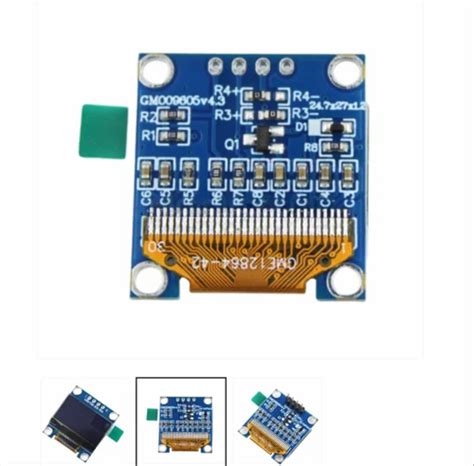 0 96 Inch Blue Oled Display Module Spi I2c 4pin At Rs 115 Piece New Delhi Id 2854514641762