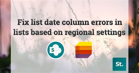 Sharepoint List Date Error Based On Regional Settings How To Fix