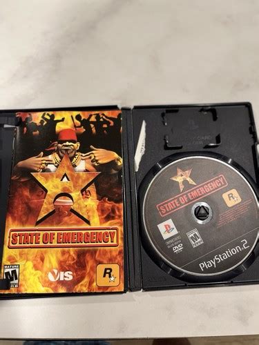 Sony Playstation 2 State Of Emergency Manual Game In Blank Case Ebay