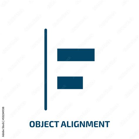 Object Alignment Icon From User Interface Collection Filled Object