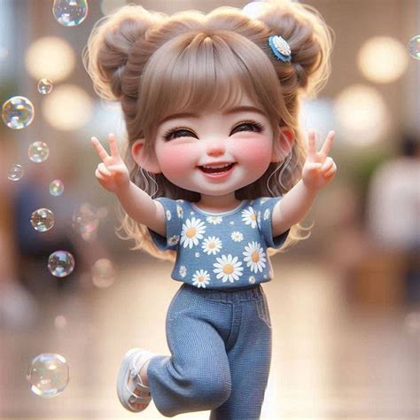 کیوت ترین مدل های عکس پروفایل عروسکی دخترانه فانتزی