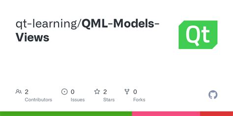 Github Qt Learningqml Models Views