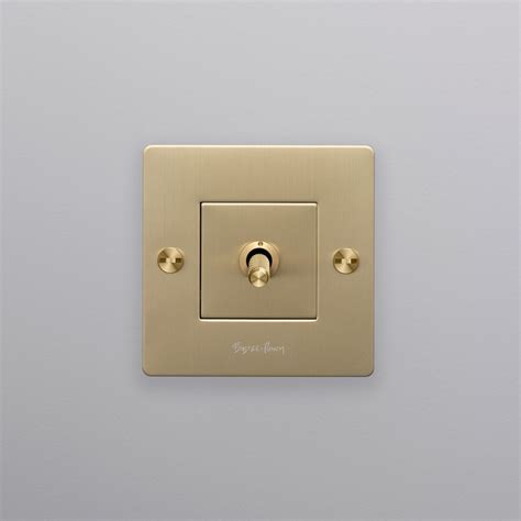 1g Gold Toggle Switch Brass Vesimi Design