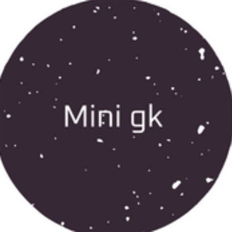 Mini Gk Class Youtube
