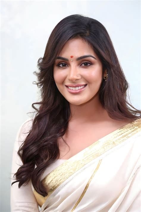 Samyuktha Menon At Virupaksha Movie Interviews South Indian Actress
