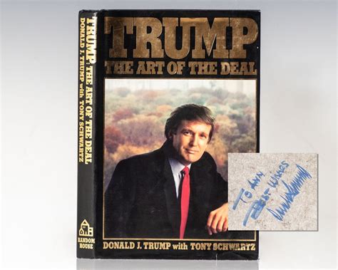 Trump The Art Of The Deal Donald Trump First Edition Signed