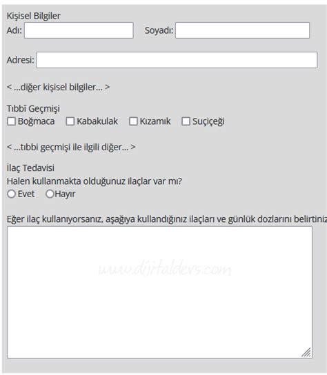 Html Dersleri Html5 Form Yapısı Ve Form Elemanları