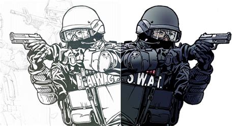Swat Coloring Pages Swat Tow Chenly Askworksheet Waldo Harvey