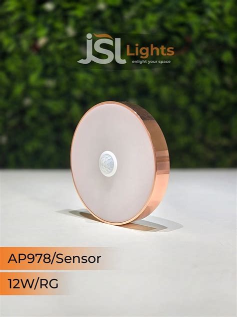 Ap978 12w Sensor Round Surface Diffuser Panel Light